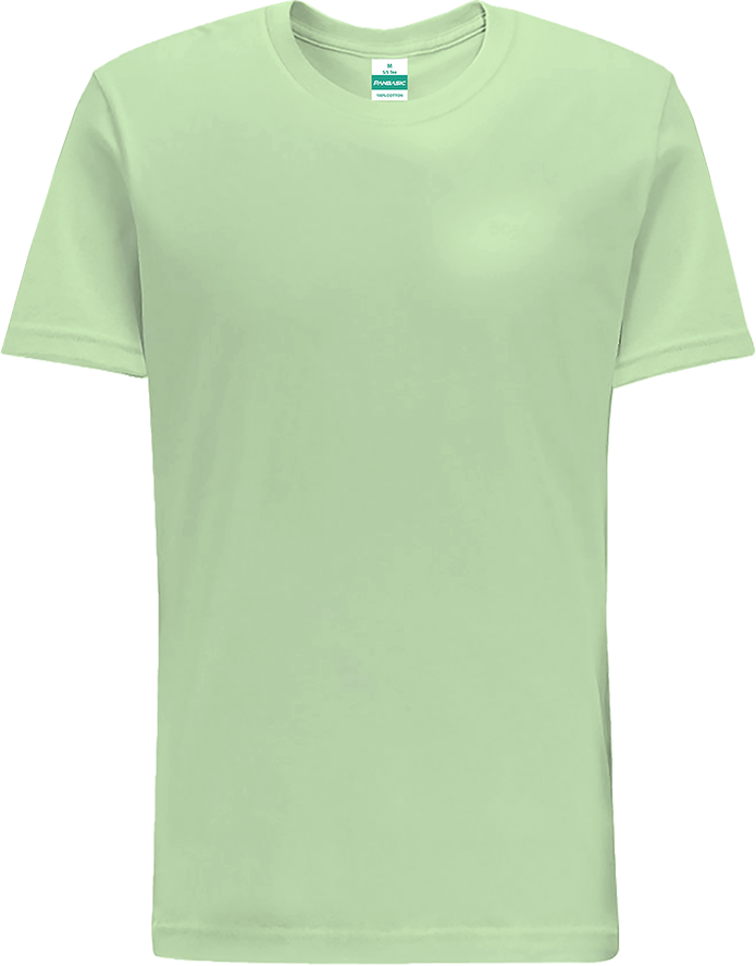 100% Cotton Round Neck (160 grams)- Light Green (3XL) - Panbasic